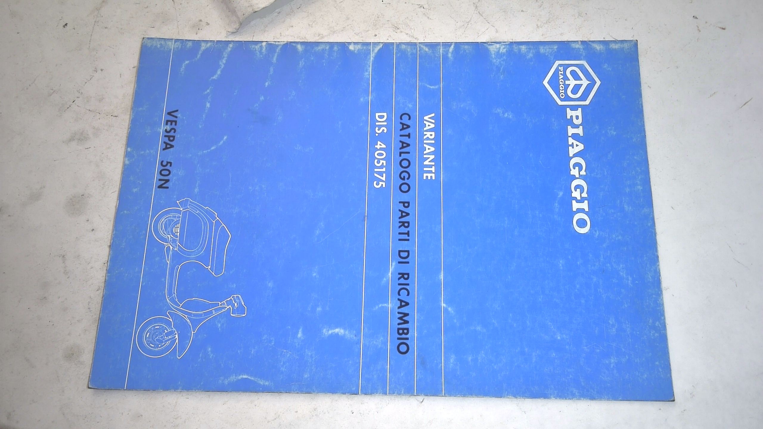 VARIANTE CATALOGO PARTI DI RICAMBIO VESPA PIAGGIO 405175 - NEIROTTI RICAMBI