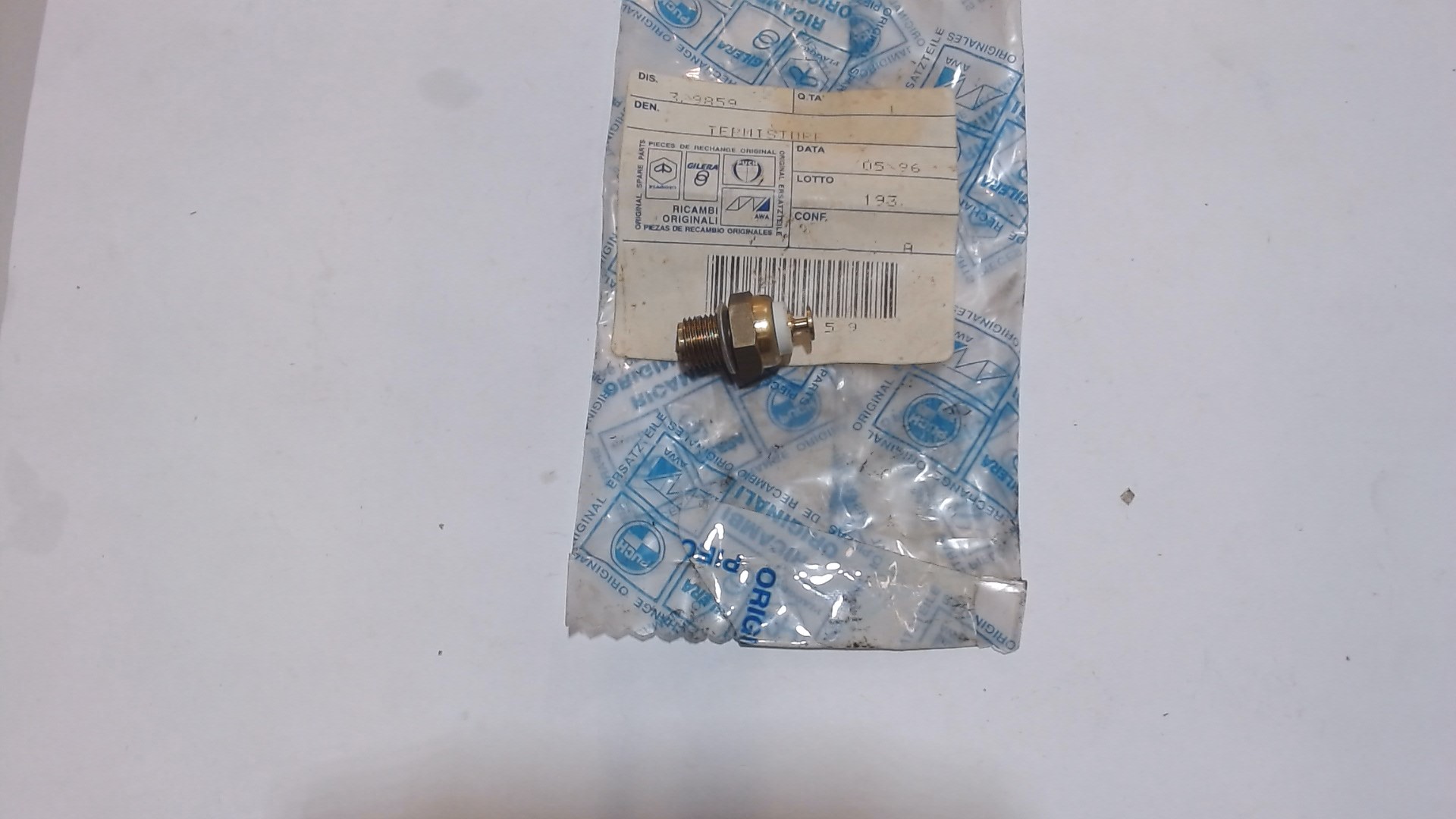 TERMISTORE SEGNALATORE TEMPERATURA RC 600 GILERA 329859 - NEIROTTI RICAMBI